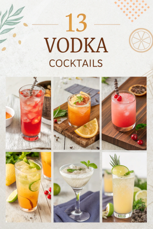 13 Easy Vodka Cocktails You Can Make at Home | Simple Recipes